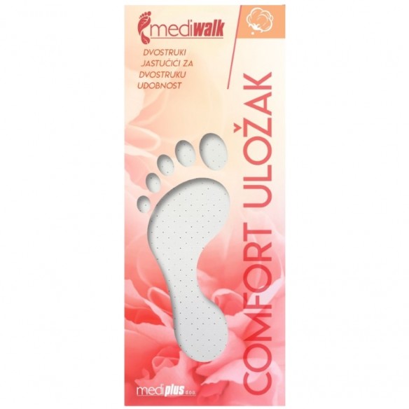 Mediwalk comfort insole for comfortable walking – Apotekarica